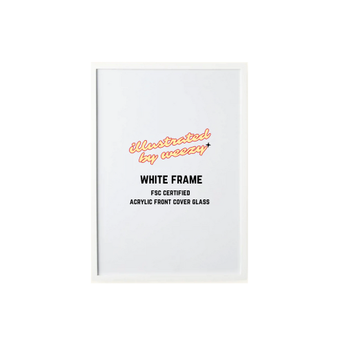 Frames for your wall art – Illustrated by Weezy